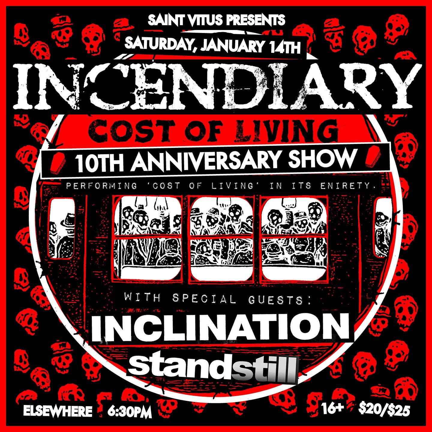 Long Island hardcore band Incendiary announce 'Cost of Living' 10-year ...