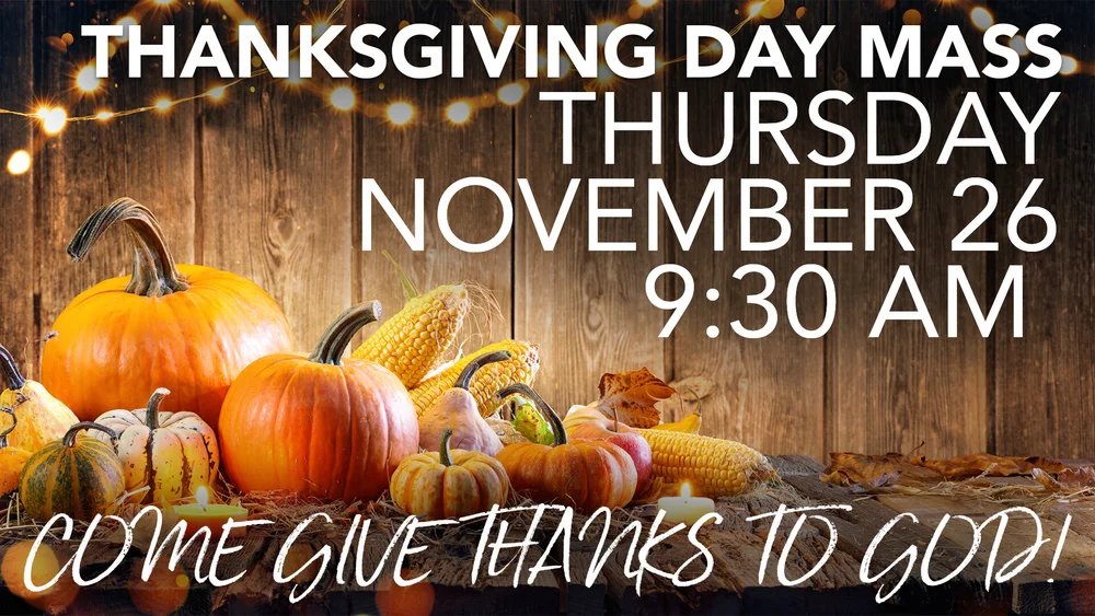 Thanksgiving Day Mass — SJB