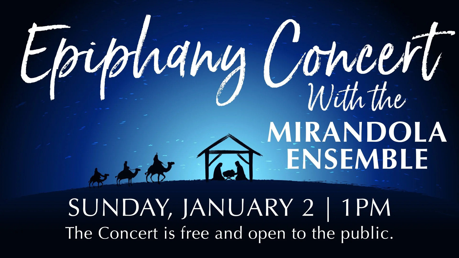 Epiphany Concert — SJB