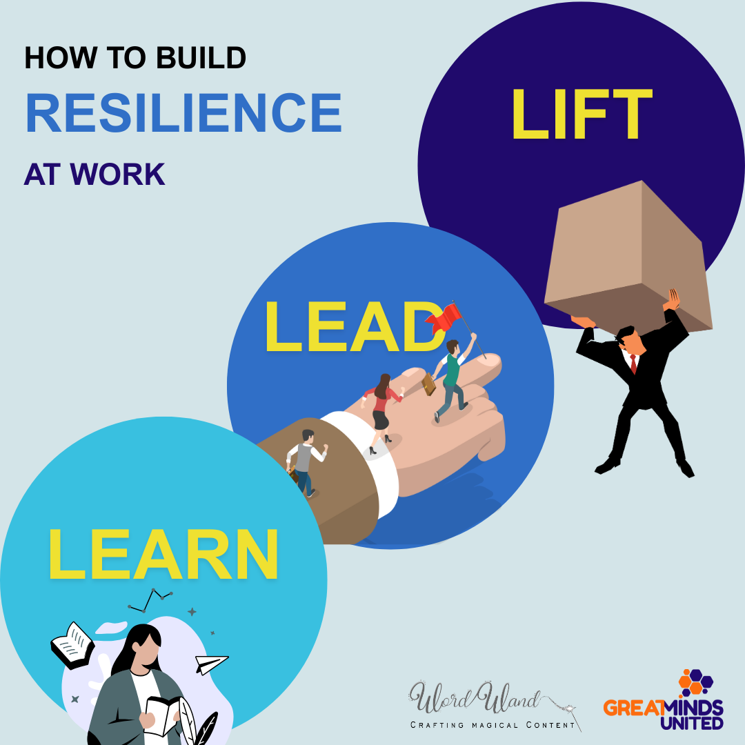 Learn – Lead – Lift. How to build Resilience at Work. — Great Minds United