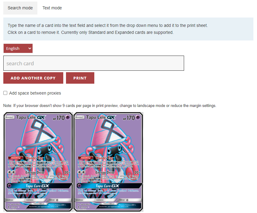 Proxies — JustInBasil's Pokémon TCG Resources