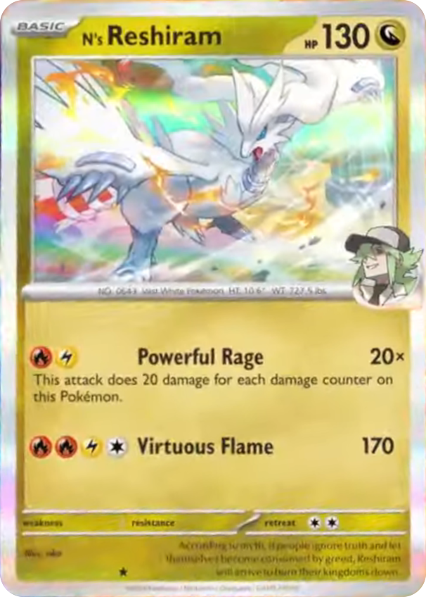 Reshiram Pokemon Map: Reshiram Pokemon Scarlet – LVGFW