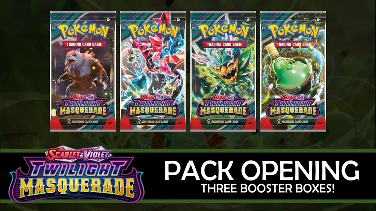 Twilight Masquerade Pack Opening — JustInBasil's Pokémon TCG Resources