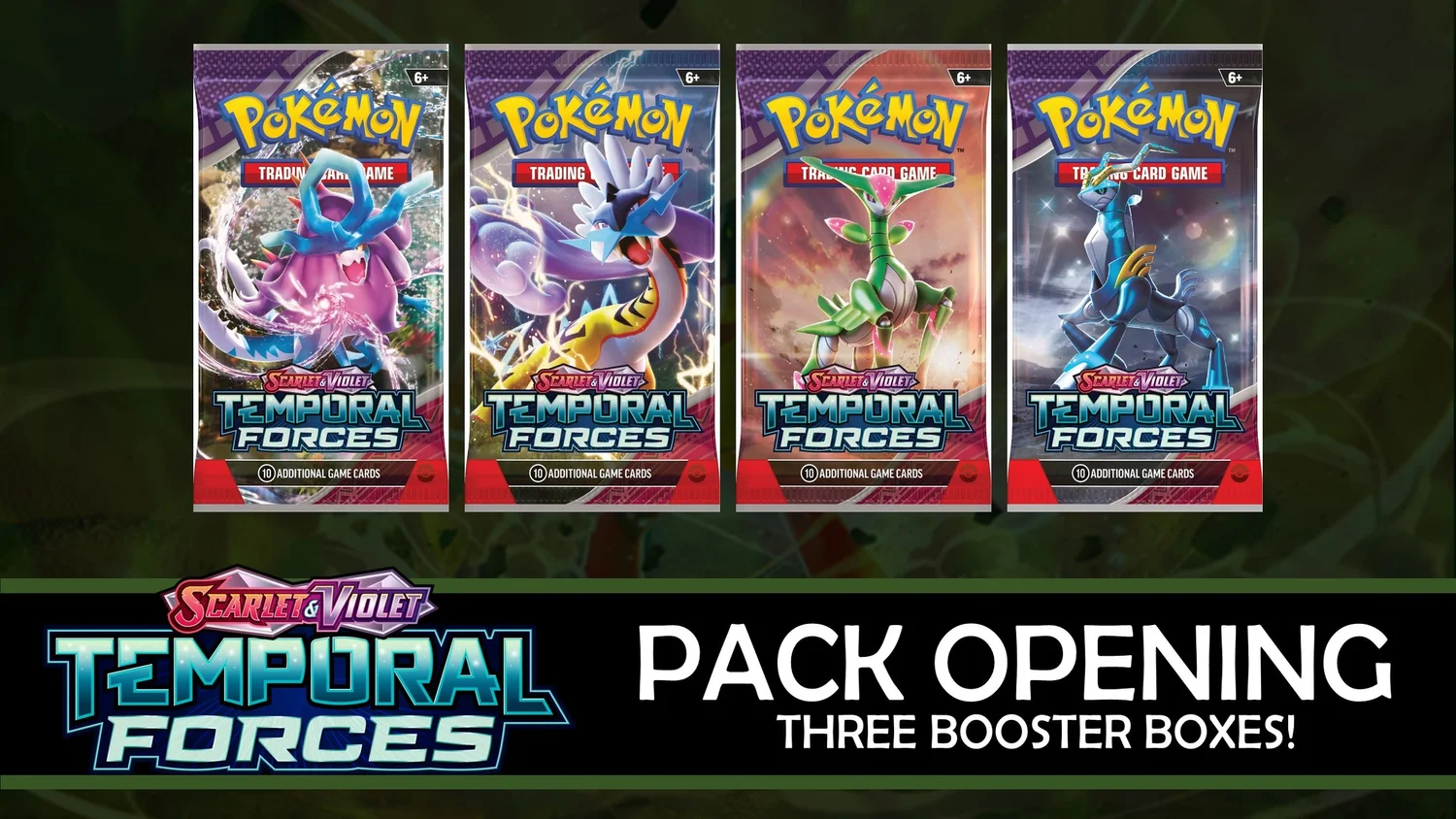 Temporal Forces Pack Opening — JustInBasil's Pokémon TCG Resources