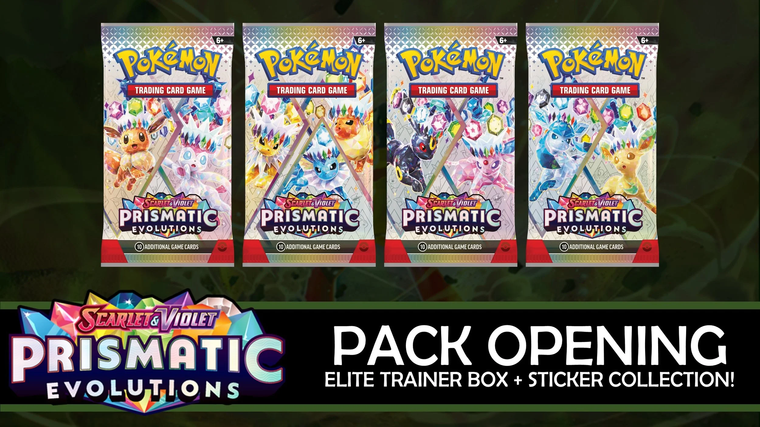 Prismatic Evolutions Opening — JustInBasil's Pokémon TCG Resources