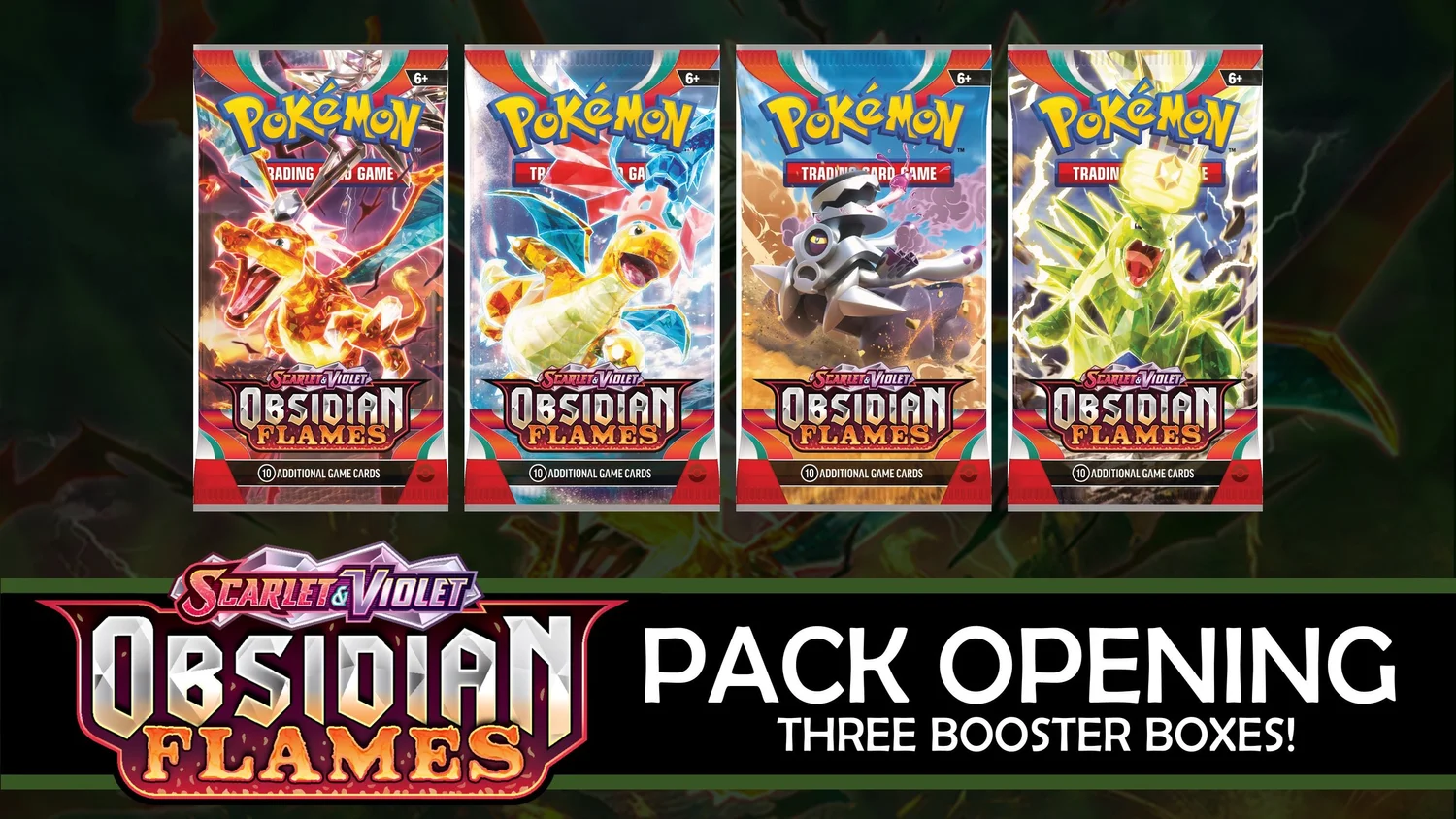 Opening Obsidian Flames! — JustInBasil's Pokémon TCG Resources