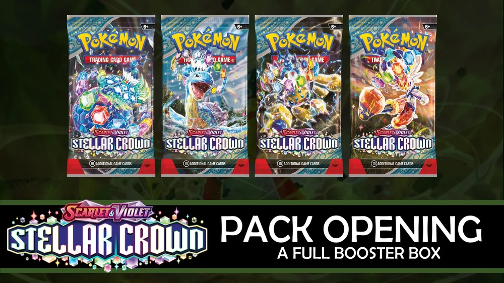Stellar Crown Pack Opening — JustInBasil's Pokémon TCG Resources