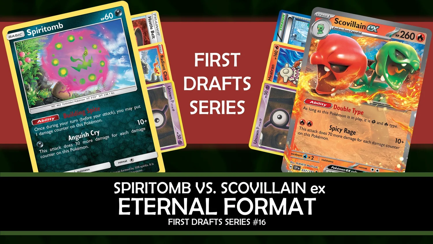 Eternal Monday: Spiritomb vs. Scovillain ex (First Drafts Series ...