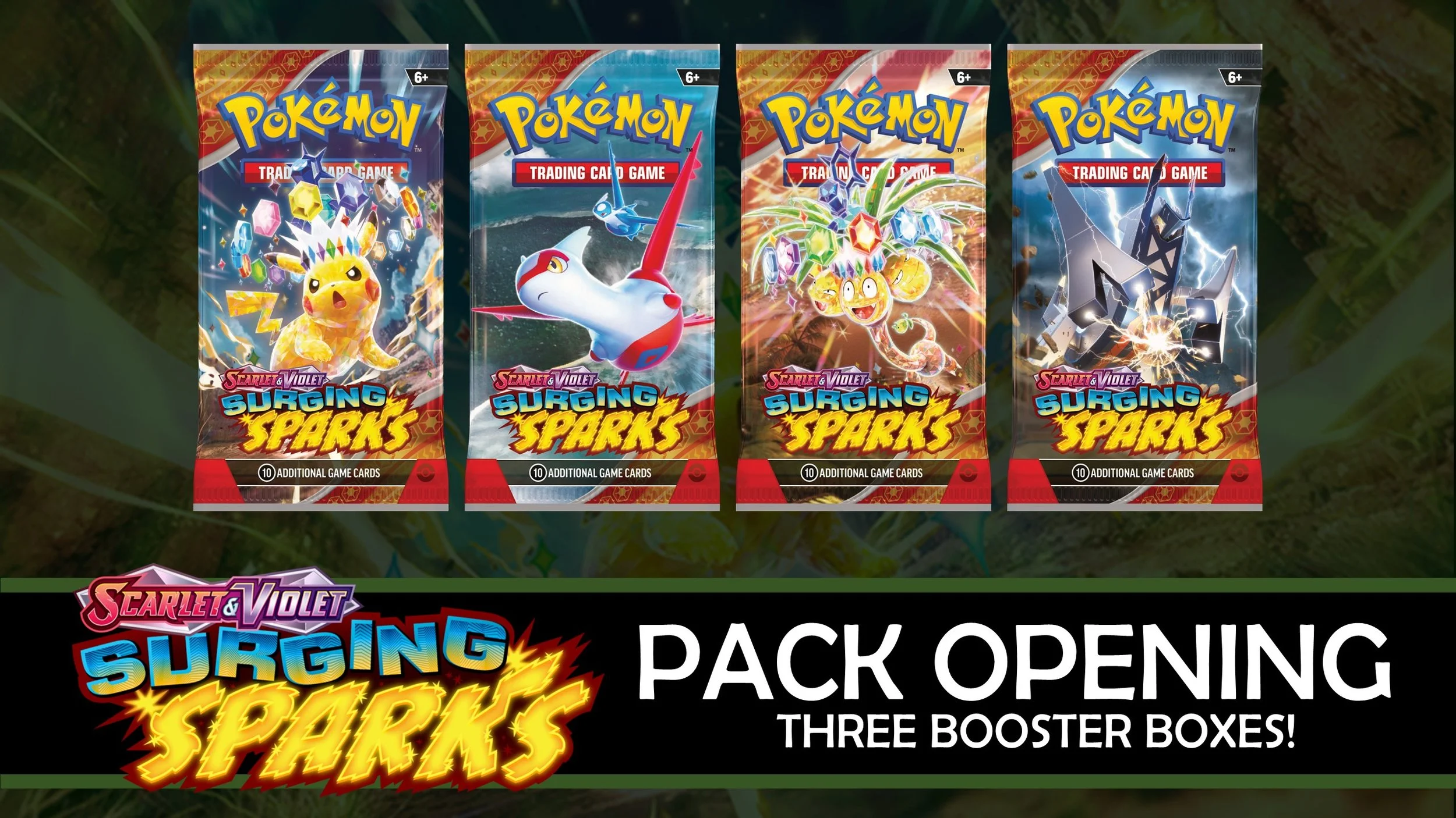 Surging Sparks Pack Opening #2 (The Big One!) — JustInBasil's Pokémon TCG Resources
