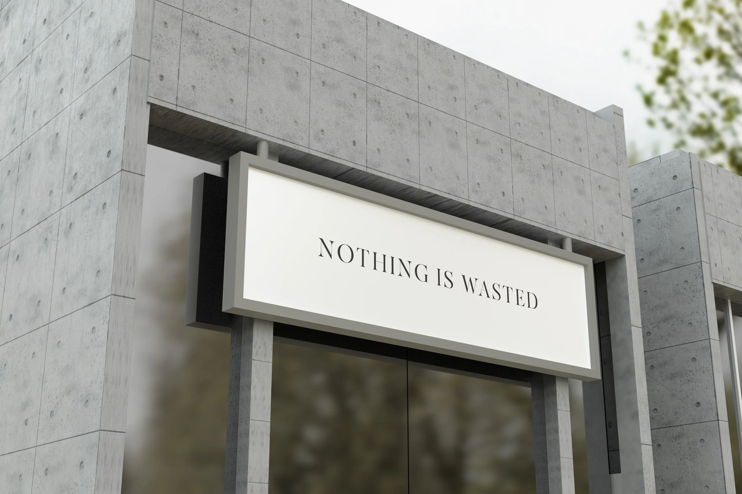 Store Display — Nothing Is Wasted