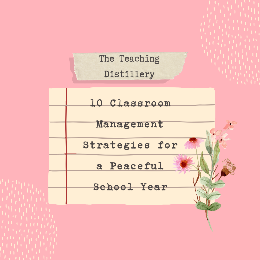 10 Classroom Management Strategies for a Peaceful School Year — The ...