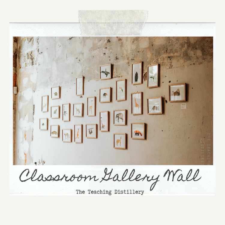How to Create A Gallery Wall in Your Classroom — The Teaching Distillery