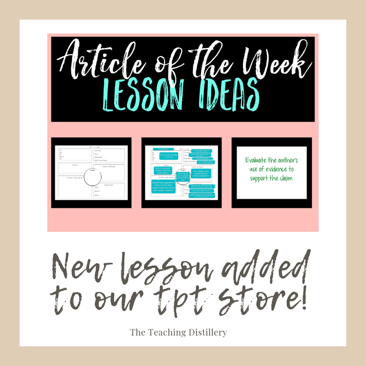 The Best AOW Article of the Week Ideas Lesson Plans to Encourage ...