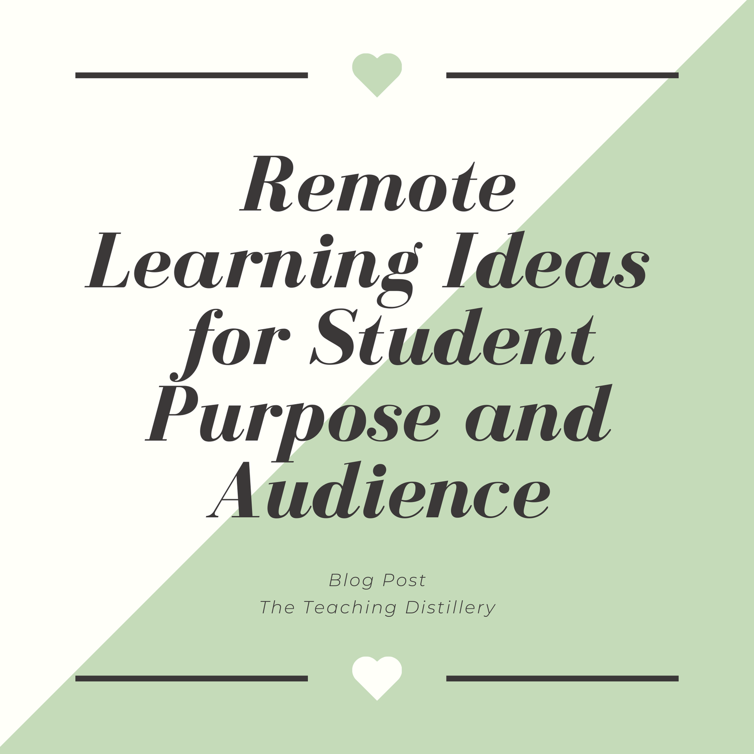 Remote Learning Ideas for Creative Student Learning — The Teaching ...