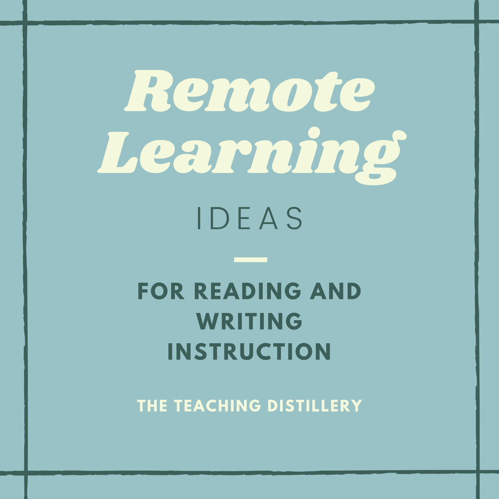 Distance Learning Resources for Reading and Writing — The Teaching ...