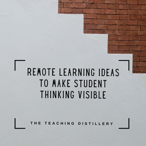 Distance Learning Resources for Making Student Thinking Visible — The ...
