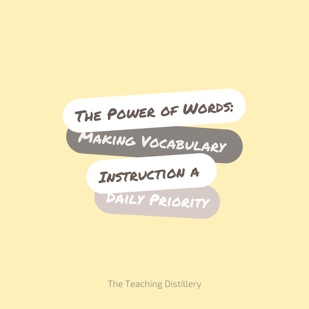 The Power of Words: Making Vocabulary Instruction a Daily Priority ...