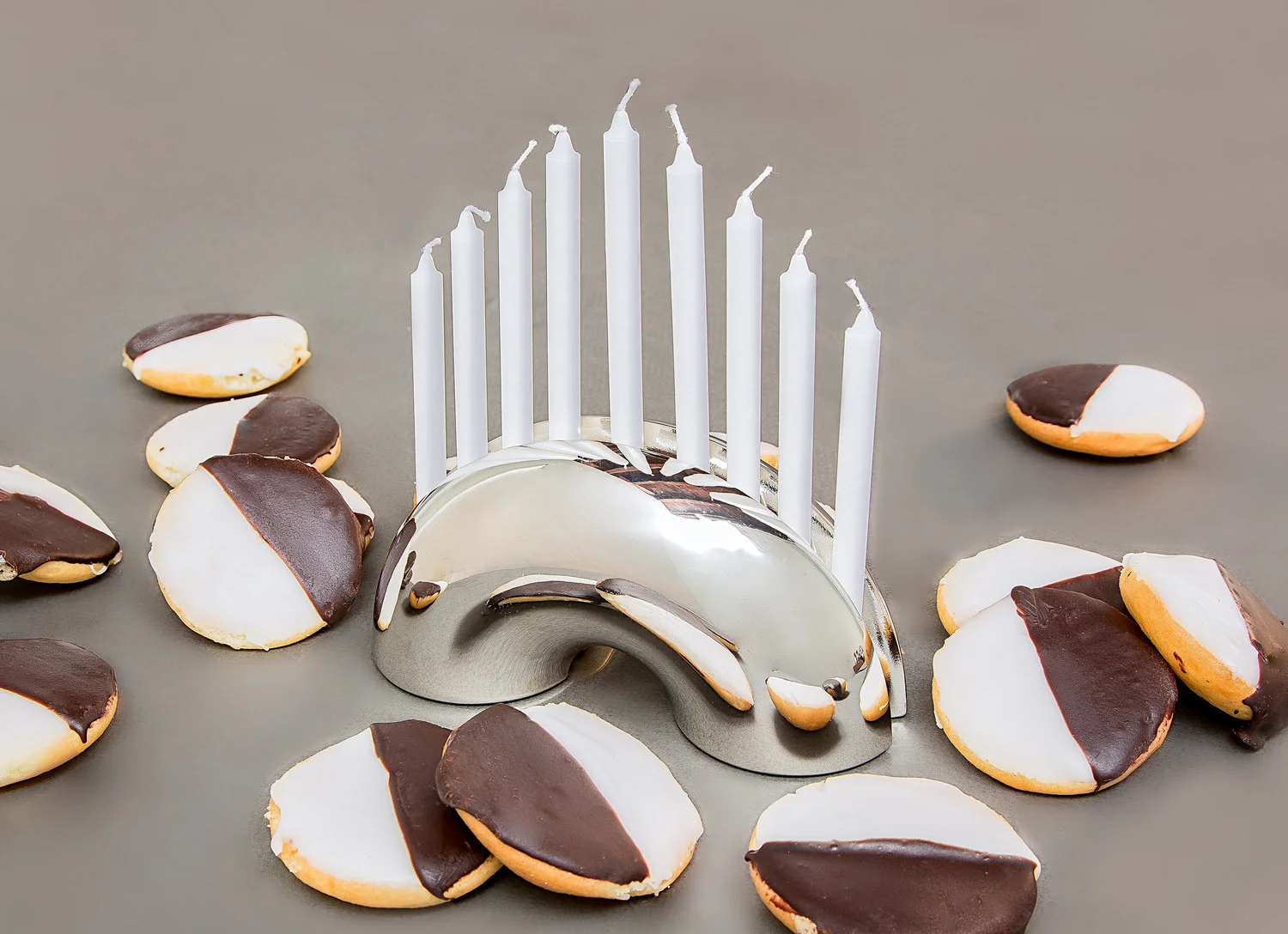 Modern Menorah Judaica Design | Leadoff Studio