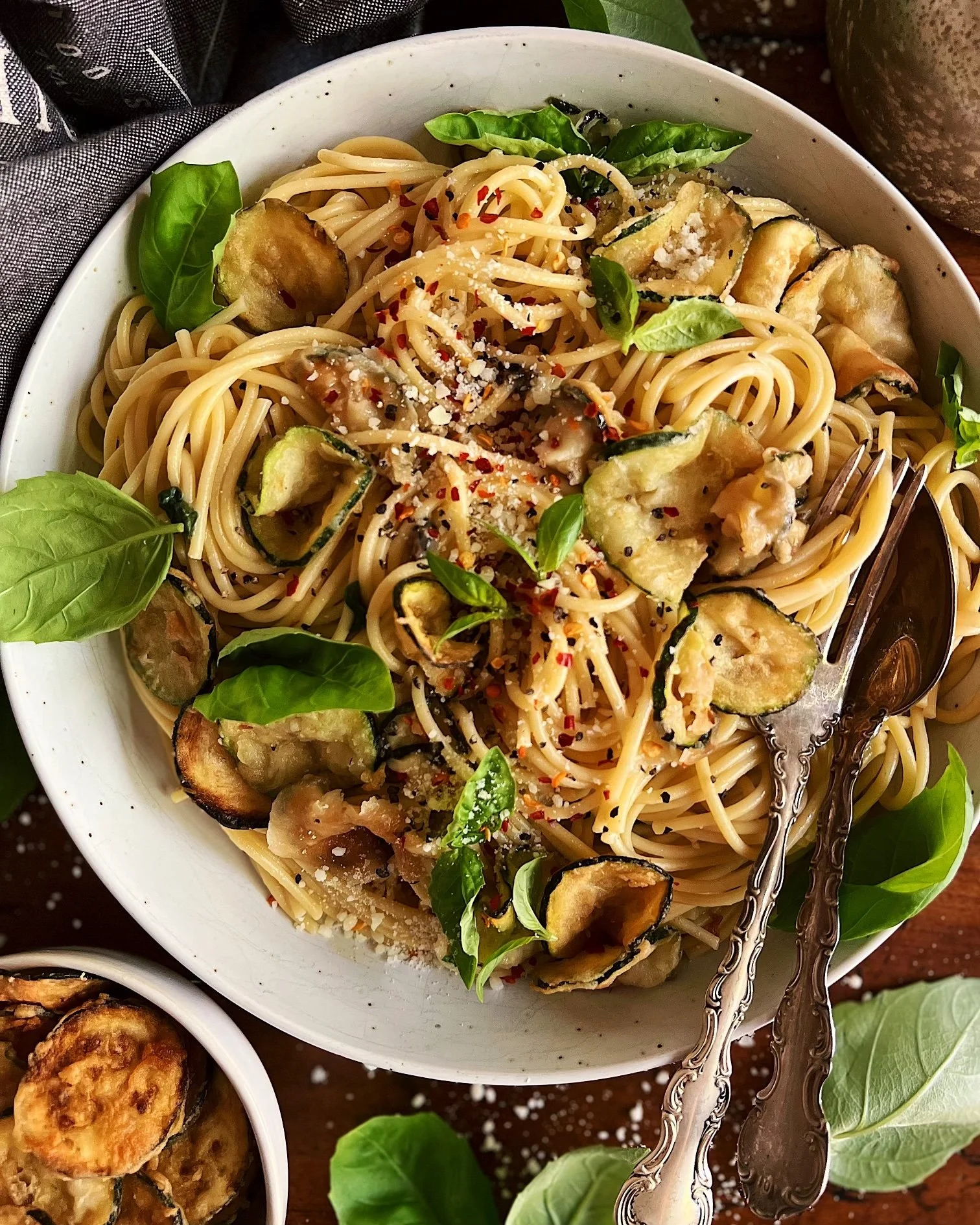 Cheesy Fried Zucchini Pasta — Danielas Dish