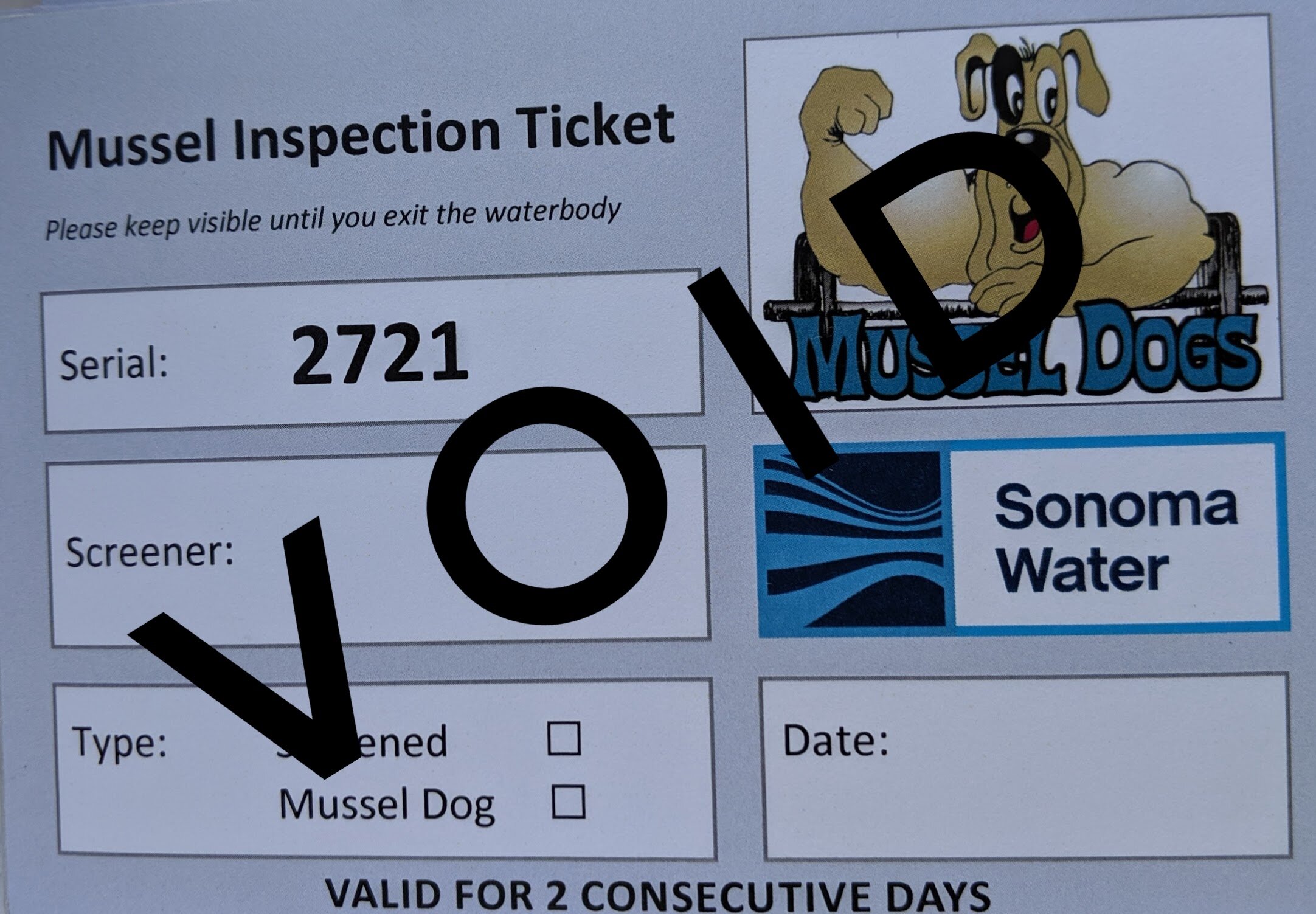 Lake Sonoma Inspections — Don't Move A Mussel