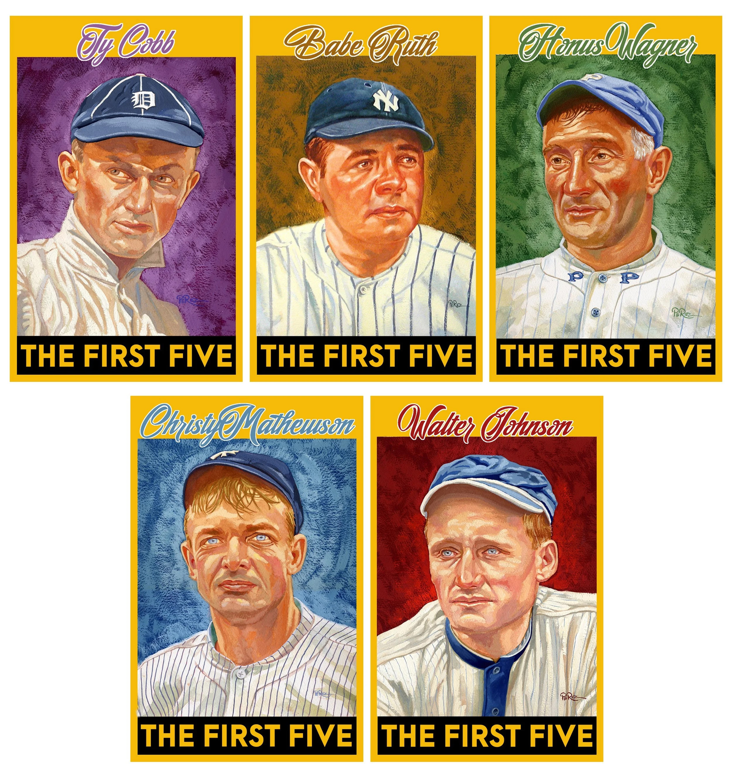 First 5 HOF Postcards — The McCaw