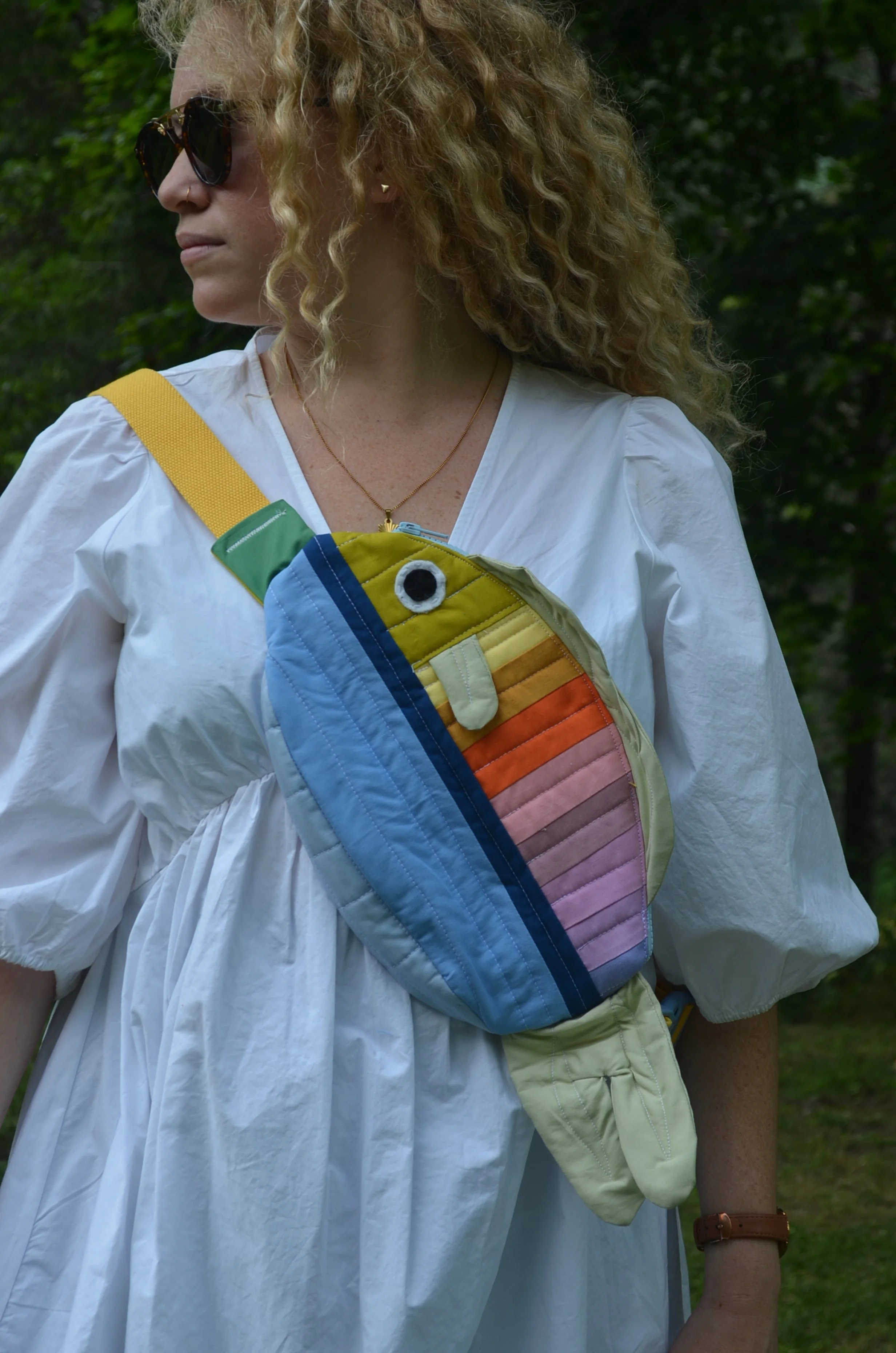 Swim Along Crossbody Fish Bag PDF Sewing Pattern - Mad Made — Madison Moore