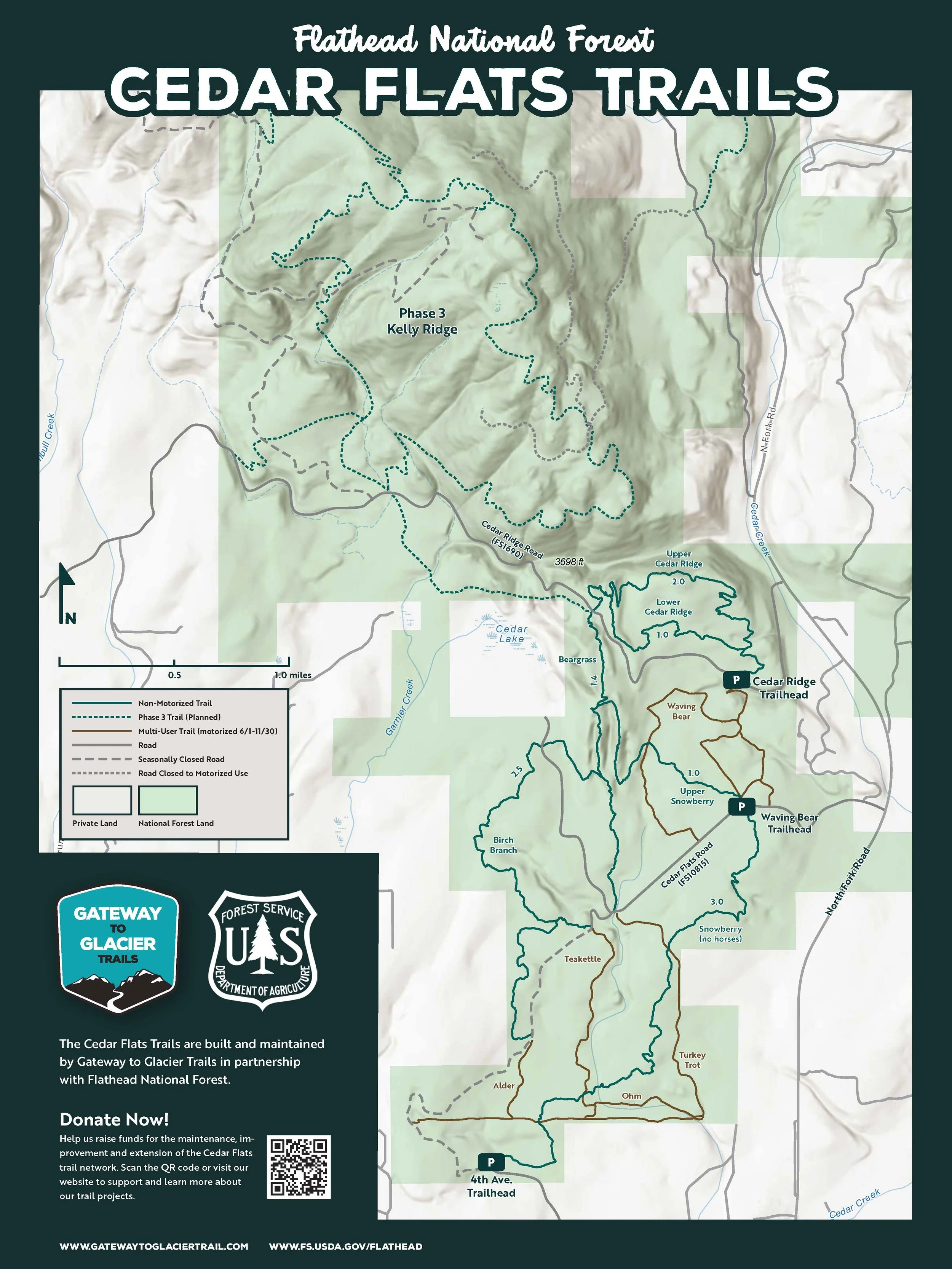 Cedar Flats Trails Project — Gateway to Glacier Trails