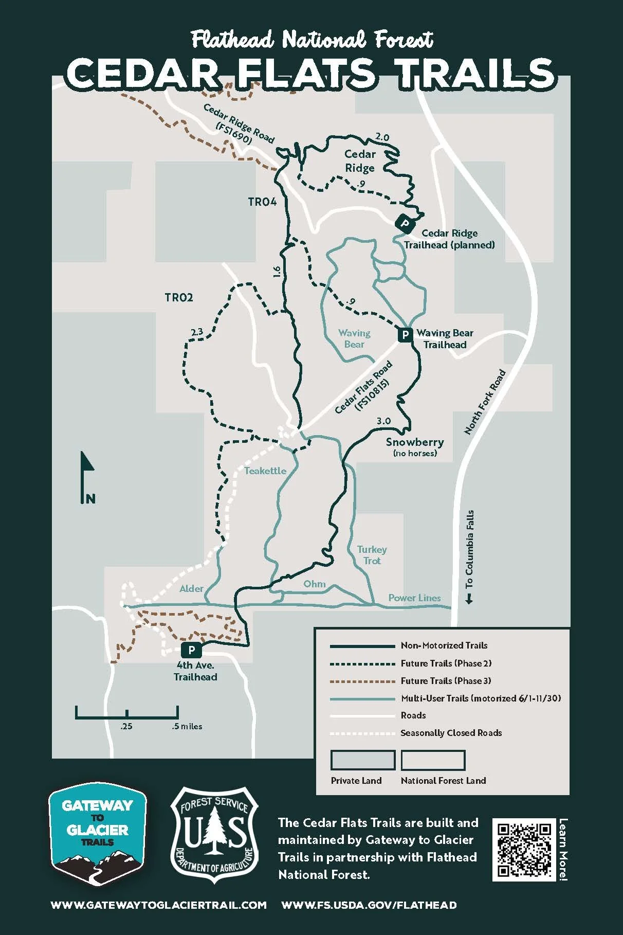 Cedar Flats Trails Project — Gateway to Glacier Trails