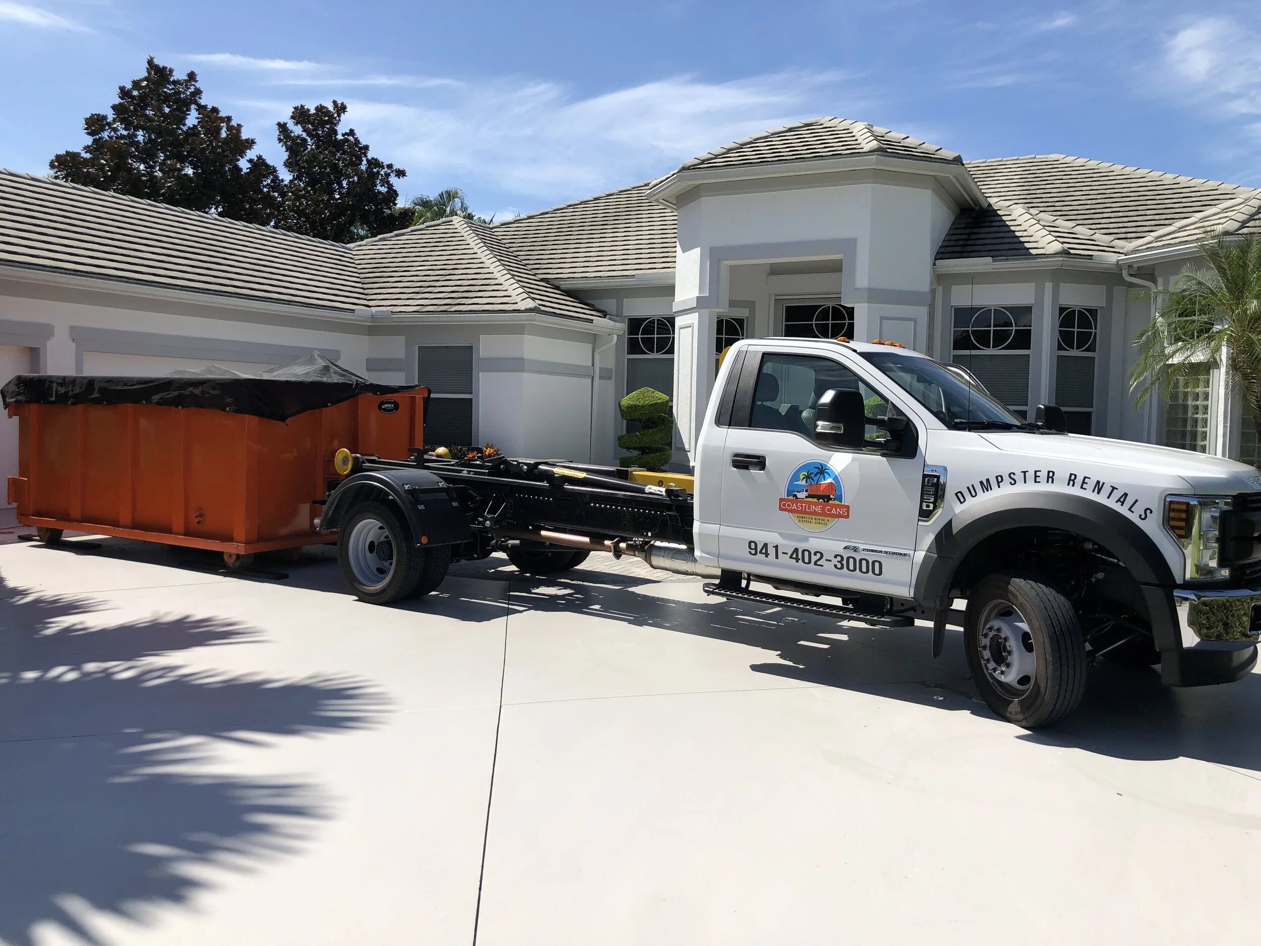 Coastline Cans Dumpster Rental | Port Charlotte | Sarasota | Fort Myers
