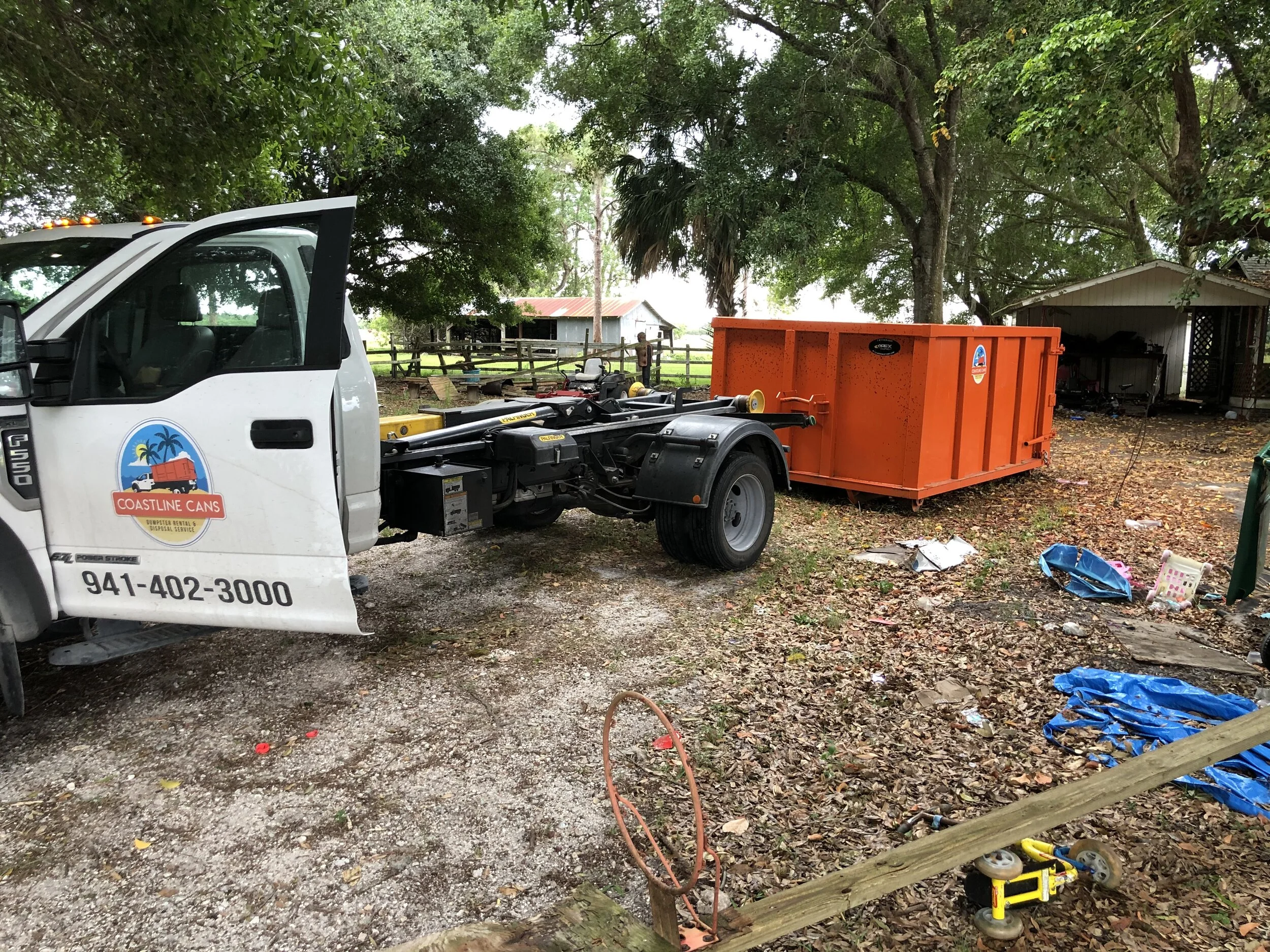 Coastline Cans Dumpster Rental | Port Charlotte | Sarasota | Fort Myers
