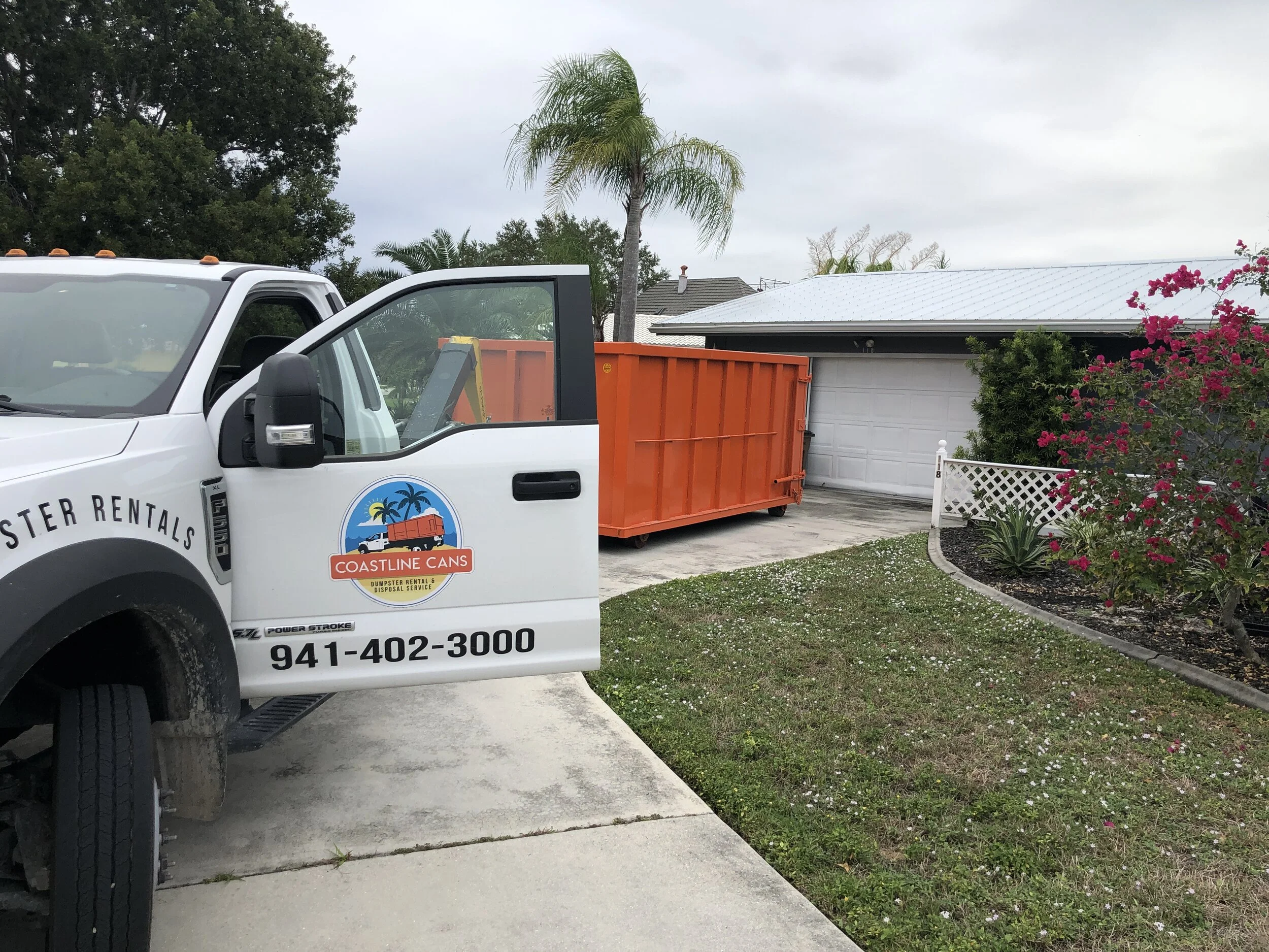 Coastline Cans Dumpster Rental | Port Charlotte | Sarasota | Fort Myers