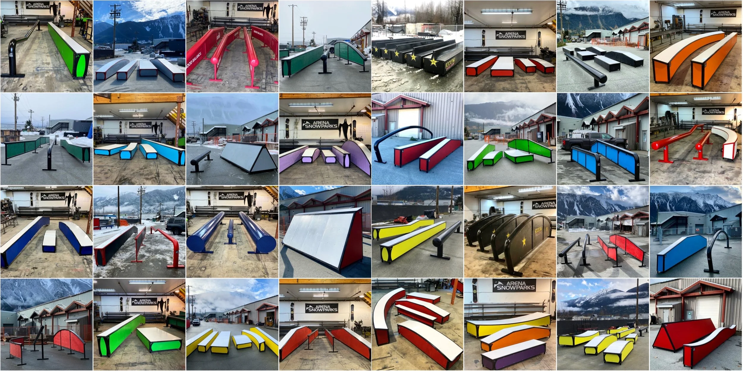 Rails & Boxes — Arena Snowparks