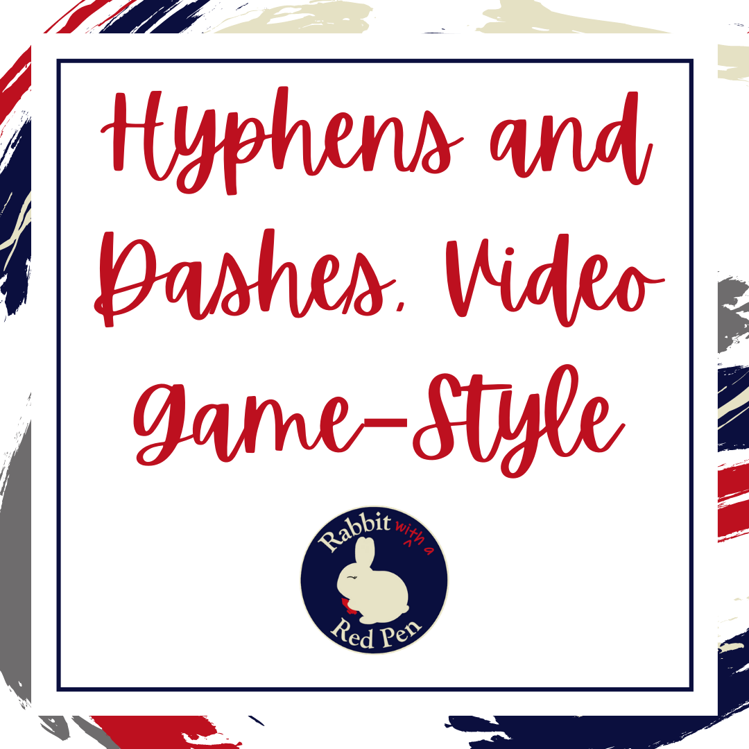Resources on Grammar, Punctuation, and Style — Rabbit with a Red Pen