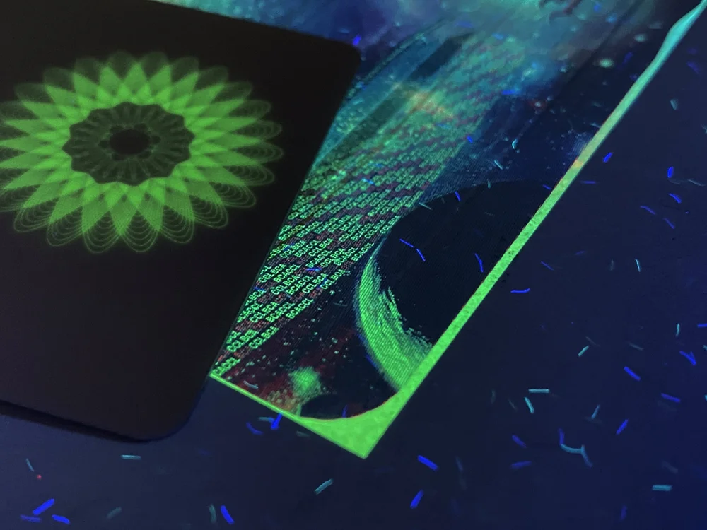 Showcasing our security inks for Banknotes, Product Authentication & more.