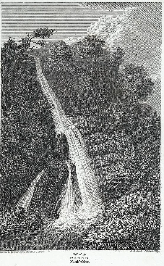 8th July 1819, Waterfalls: Rhaeadr Du, Rhaeadr Mawddach, Pistyll Cain ...
