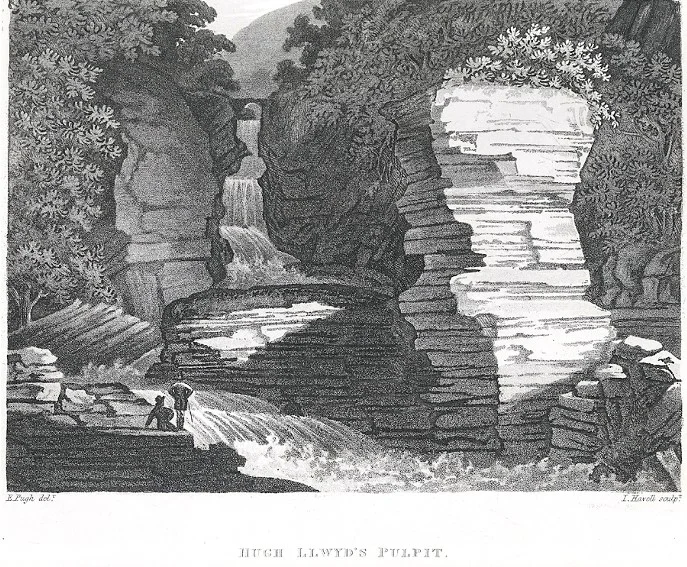 10th July 1819, Pulpit Hugh Lloyd, Tay y Bwlch — Lucy's Diary