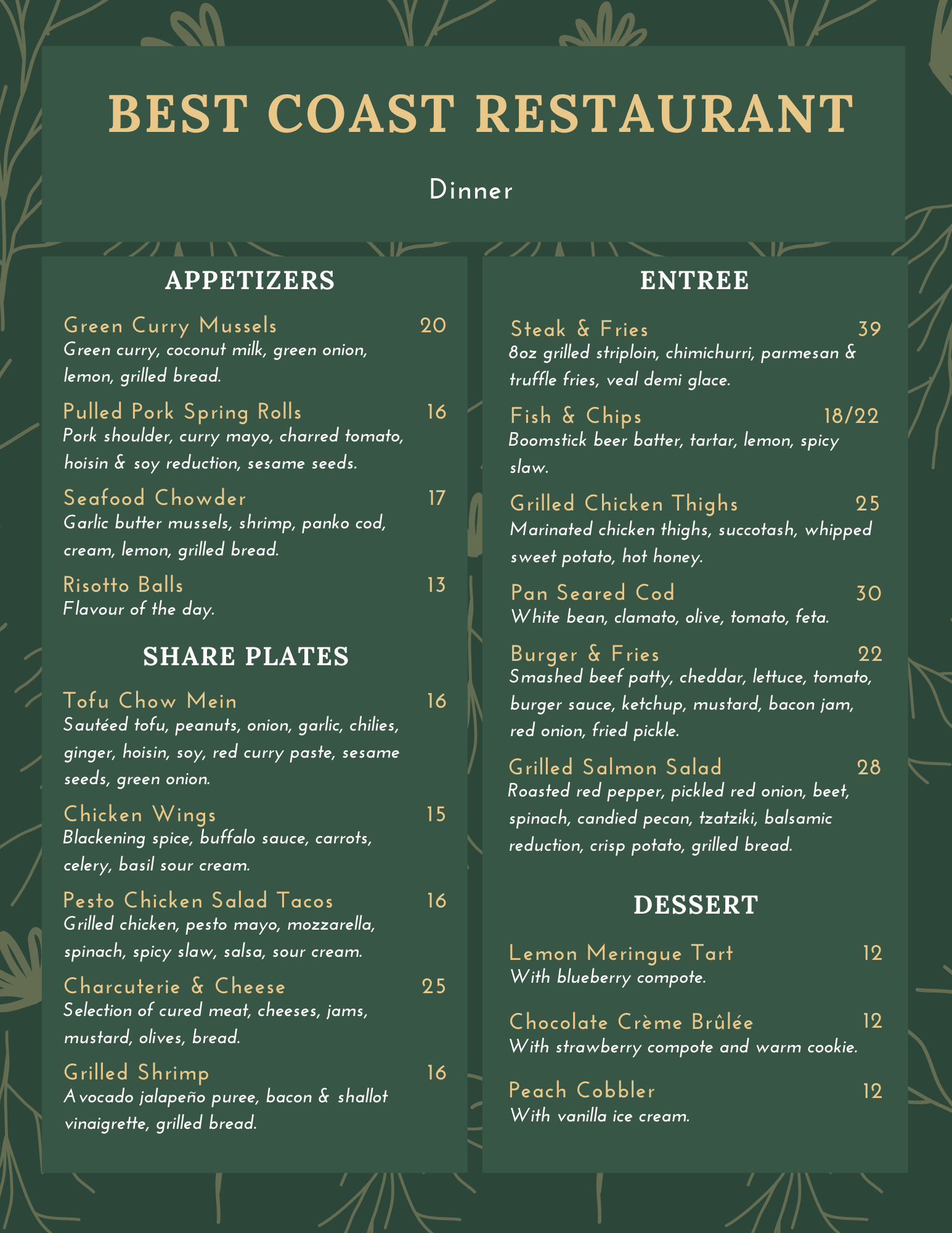 Restaurant — Hew and Draw Hotel