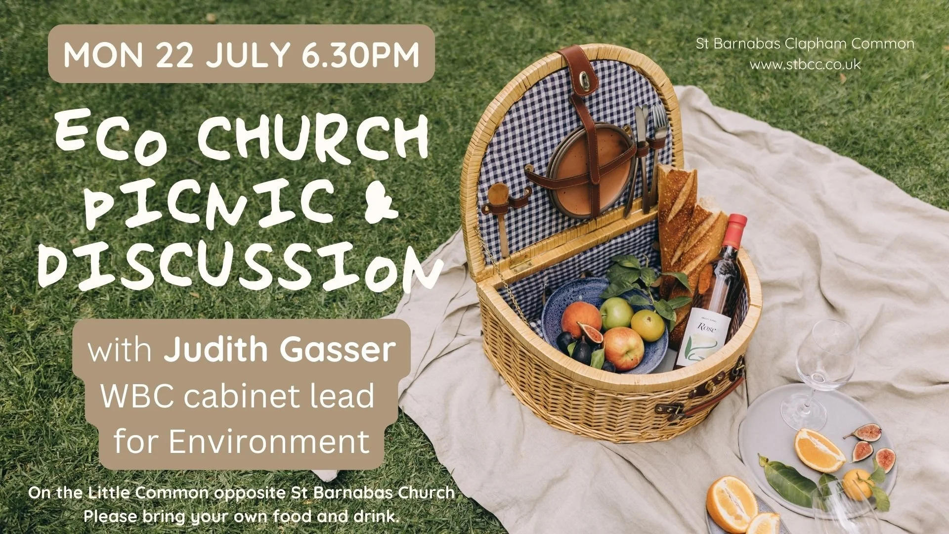 ECO CHURCH PICNIC 6.30PM — St Barnabas' Clapham Common