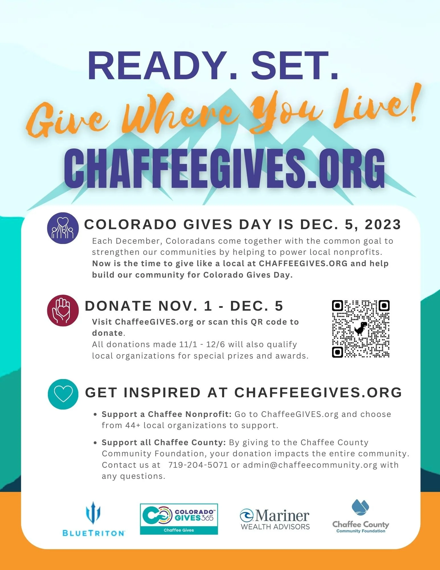ChaffeeGIVES — Chaffee County Community Foundation