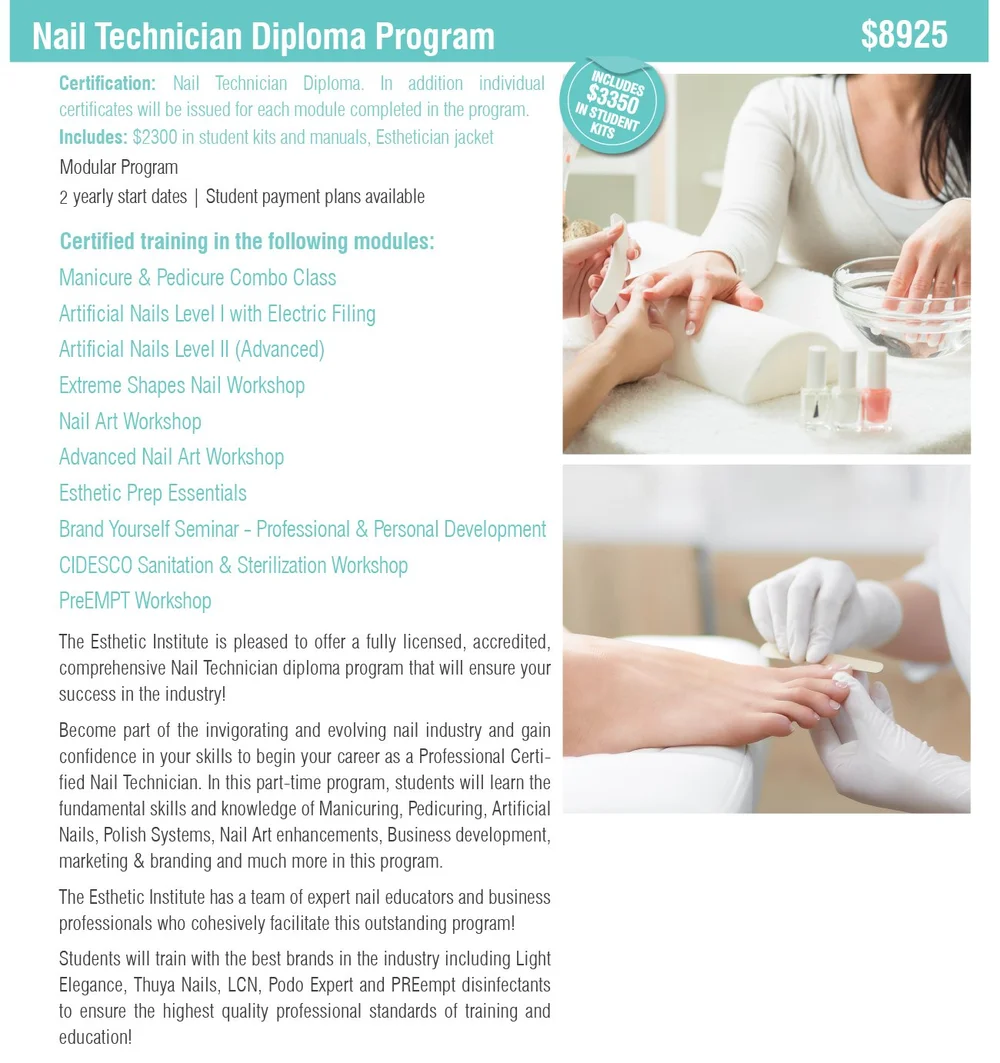 Nail Technician Program — The Esthetic Institute