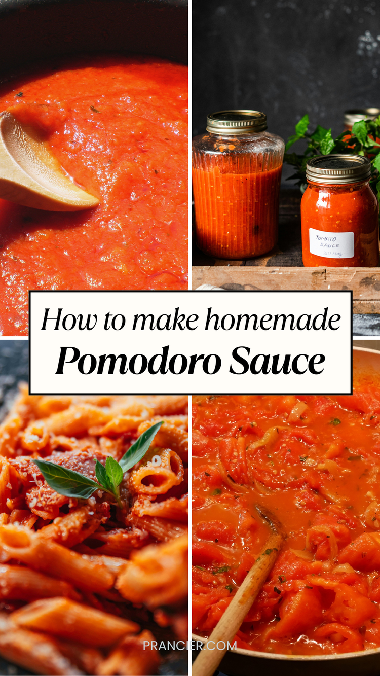 Pomodoro Sauce Recipe | Authentic Italian Tomato Sauce | PRANCIER