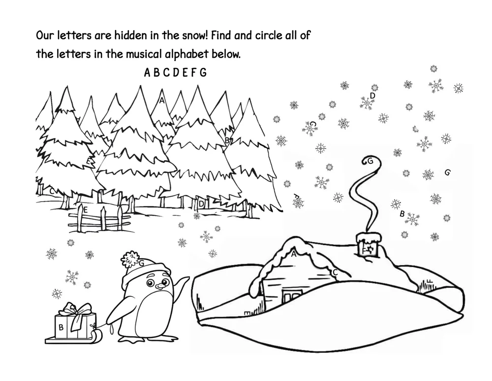 Winter Music Activity Book For Young Kids - Jammin With You