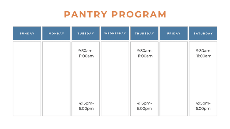 Food Program — Directions Youth Services
