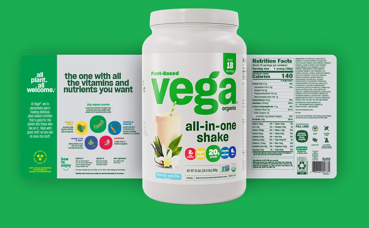 Vega Packaging Rebrand — Daniela Meneses Guerrero