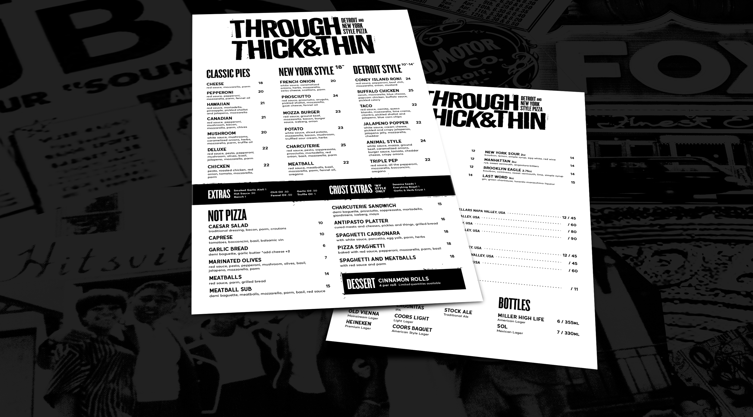 THROUGH THICK AND THIN PIZZA — GEOFF MACK