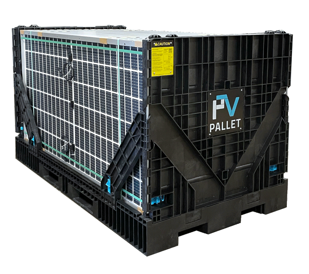 Reusable Pallets for Solar Panel