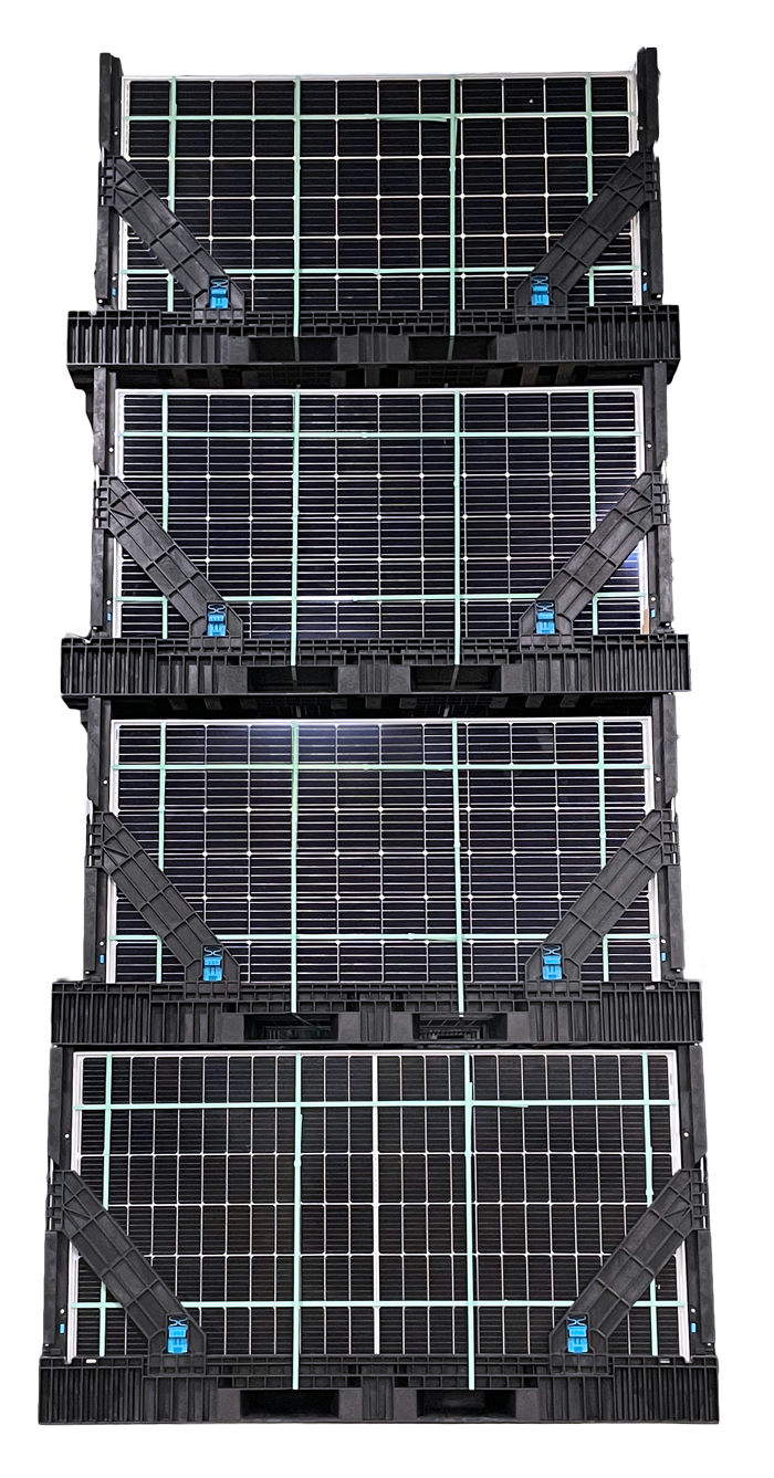 Reusable Pallets for Solar Panel