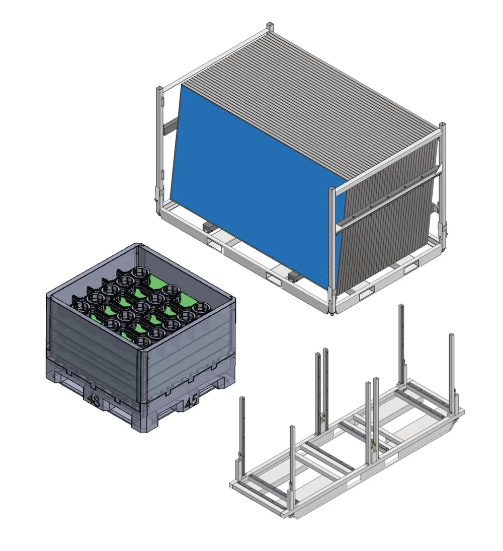Custom Reusable Solar Packaging - PVpallet