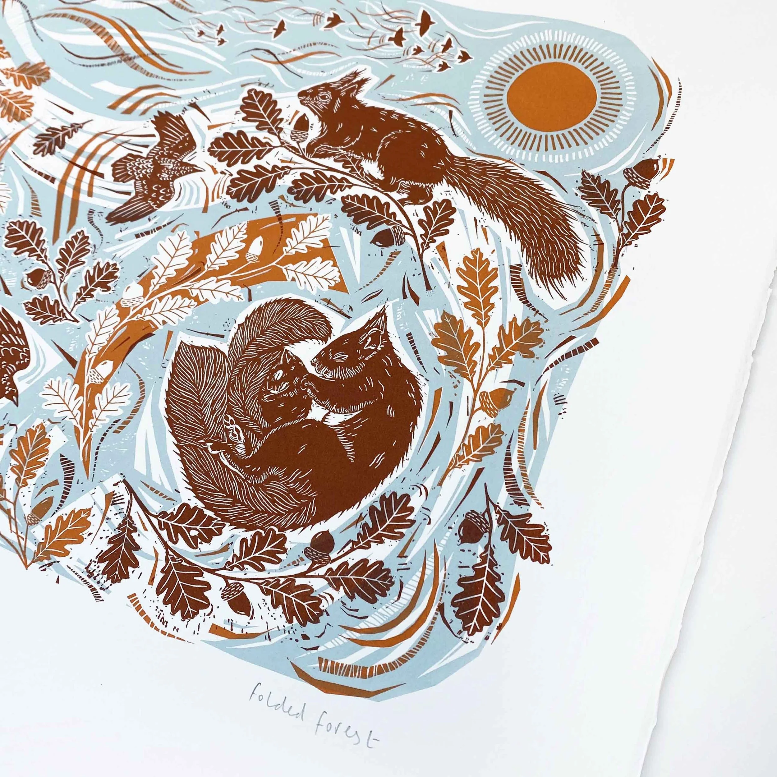 Folded Forest - Limited Edition Prints & Textiles