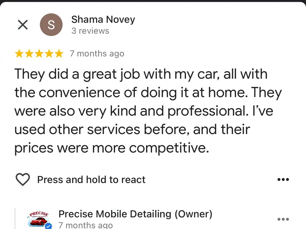 Precise Mobile Detailing